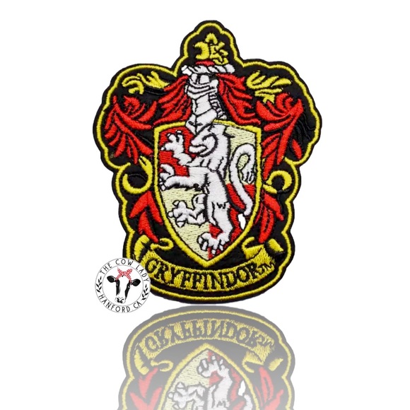 The Cow Lady | Accessories | Harry Potter Iron On Patch Gryffindor ...